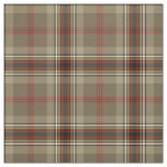 Clan McCarthy Tartan Green and Red Plaid Fabric | Zazzle