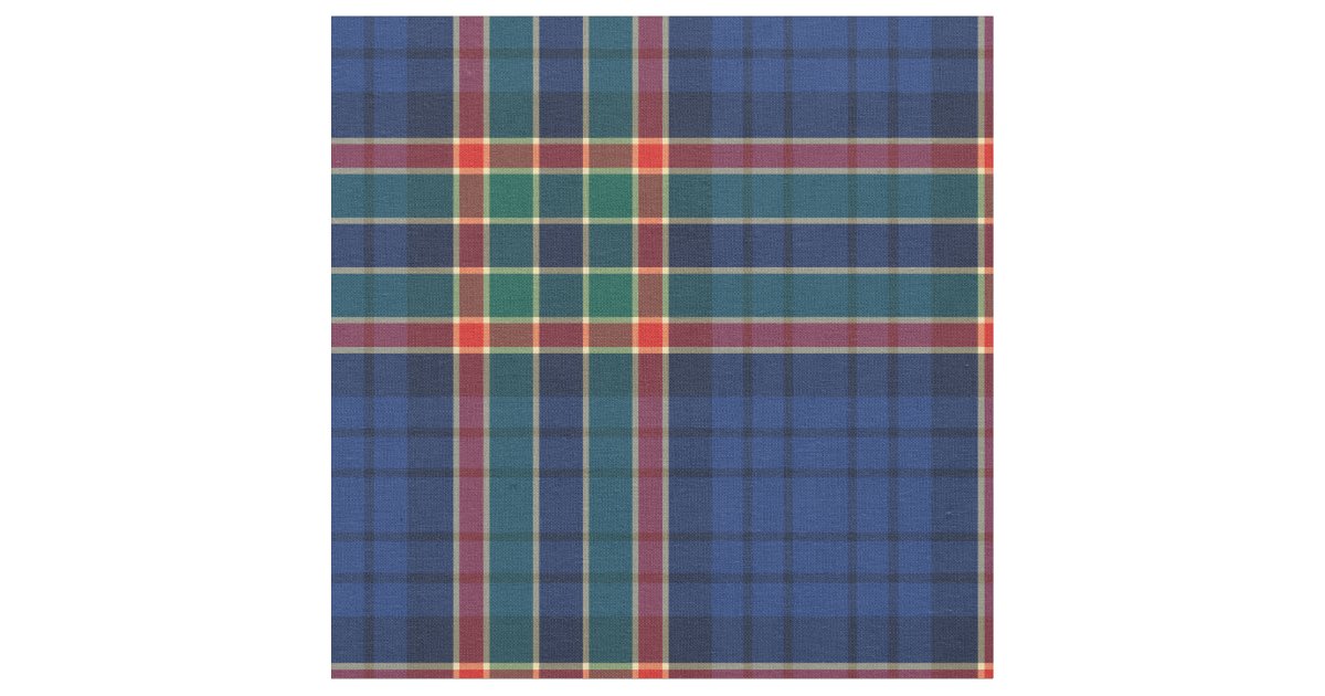 Clan Ralston Tartan (UK) Fabric | Zazzle