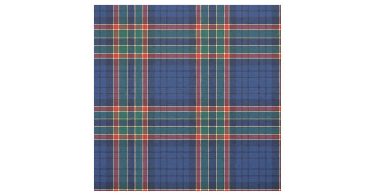 Clan Ralston Tartan (UK) Fabric | Zazzle