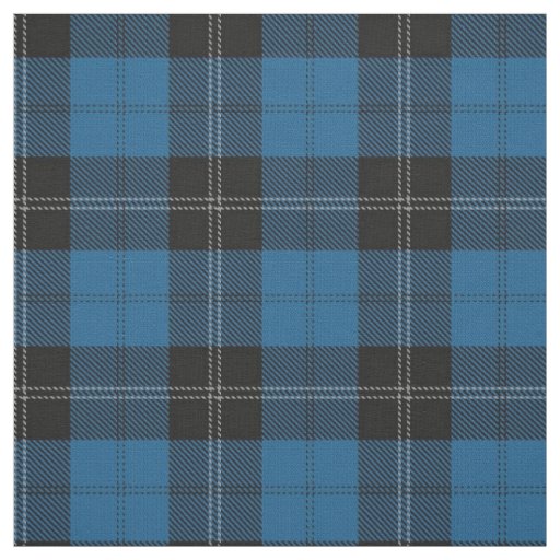 Clan Ramsay Ramsey Blue Hunting Tartan Fabric | Zazzle