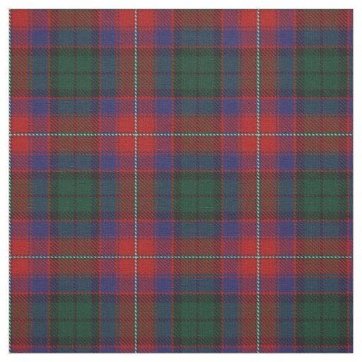 Clan Rattray Red Green Scottish Tartan Plaid Fabric | Zazzle
