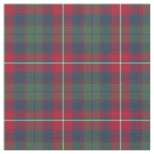 Robertson Tartan Print Fabric | Zazzle