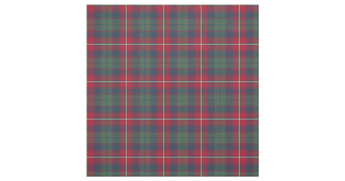 Clan Robertson Tartan Fabric | Zazzle