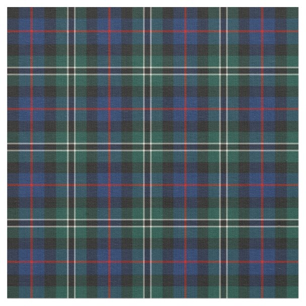 Clan MacMillan Modern Hunting Tartan Fabric | Zazzle.com