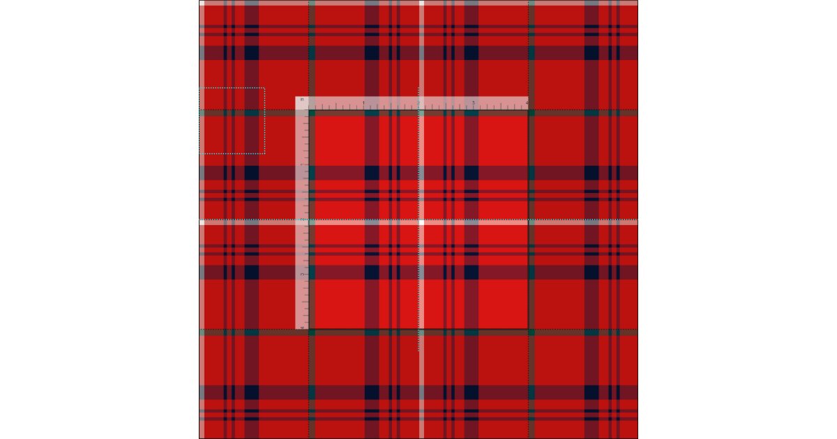 Clan Rose Tartan Fabric | Zazzle