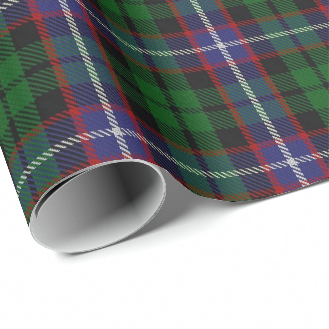 Clan Russell Scottish Tartan Wrapping Paper | Zazzle