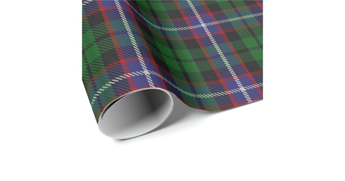 Clan Russell Scottish Tartan Wrapping Paper | Zazzle