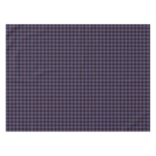 Clan Rutherford Royal Blue Scottish Tartan Tablecloth | Zazzle