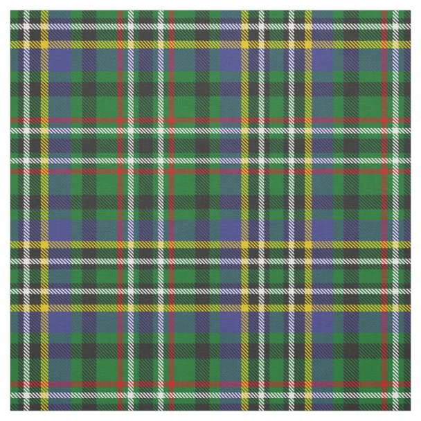 Clan Scott Tartan Fabric | Zazzle