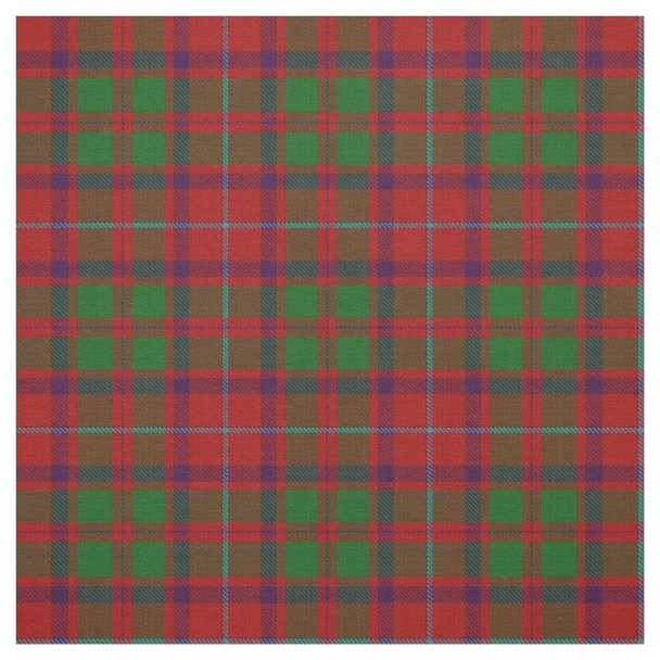 Clan Shaw Tartan Fabric | Zazzle