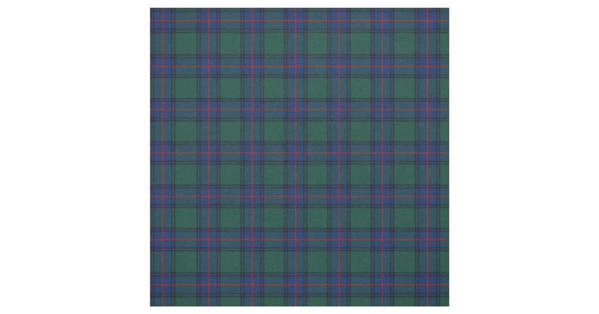 Clan Shaw Tartan Fabric | Zazzle
