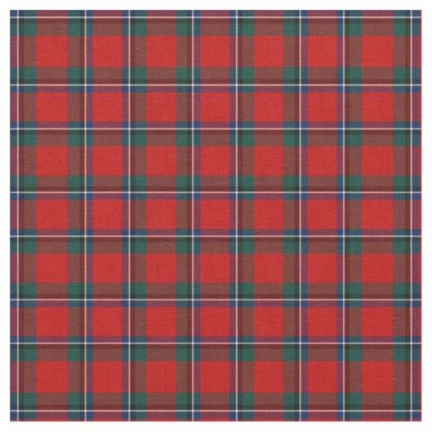 Clan Sinclair Scottish Tartan Plaid Fabric | Zazzle