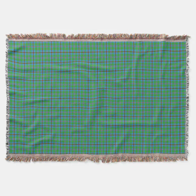 Clan Snodgrass Tartan Throw Blanket | Zazzle
