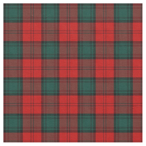 Stewart Tartan Print Fabric | Zazzle