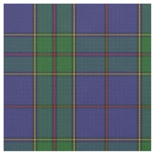 Clan Strachan Blue Red Green Scottish Tartan Fabric | Zazzle