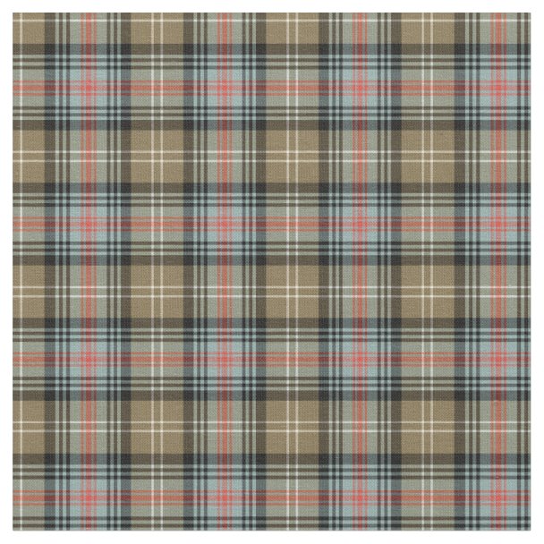 Clan Sutherland Tartan Fabric | Zazzle