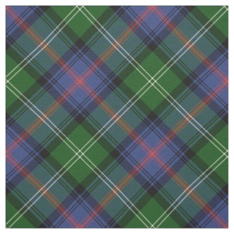 Clan Sutherland Tartan Fabric | Zazzle