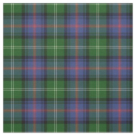 Clan Sutherland Tartan Fabric | Zazzle