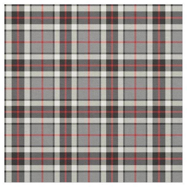 Clan Thompson Blue Dress Tartan Fabric | Zazzle