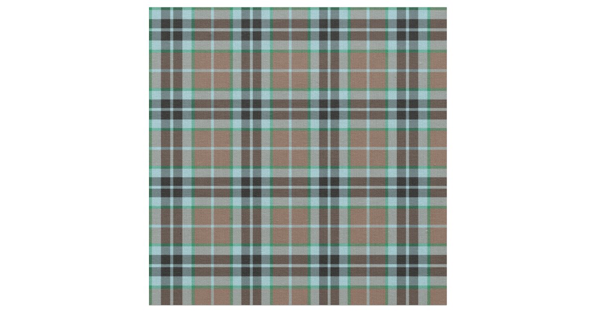 Clan Thompson Hunting Tartan Fabric | Zazzle