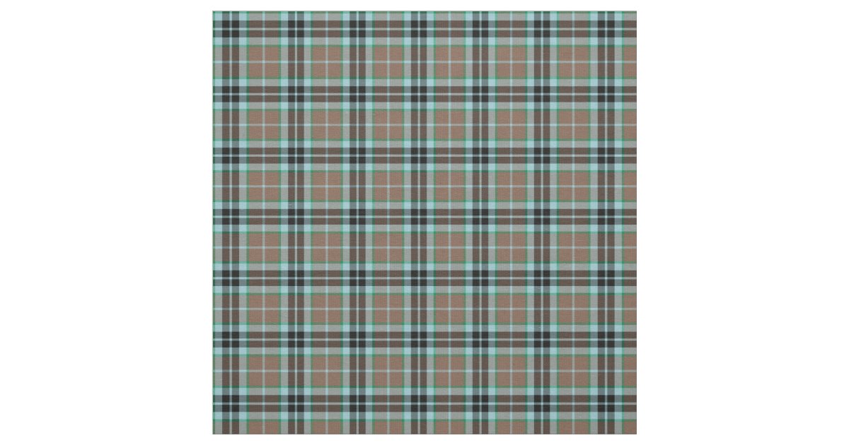 Clan Thompson Hunting Tartan Fabric | Zazzle