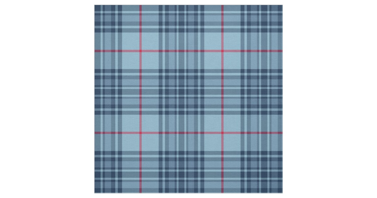 Clan Thorburn Tartan Fabric | Zazzle