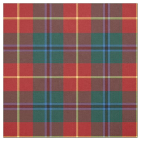 Clan Turnbull Hunting Tartan Fabric | Zazzle