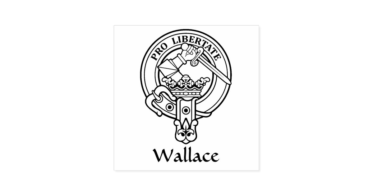 Clan Wallace Crest Self-inking Stamp | Zazzle