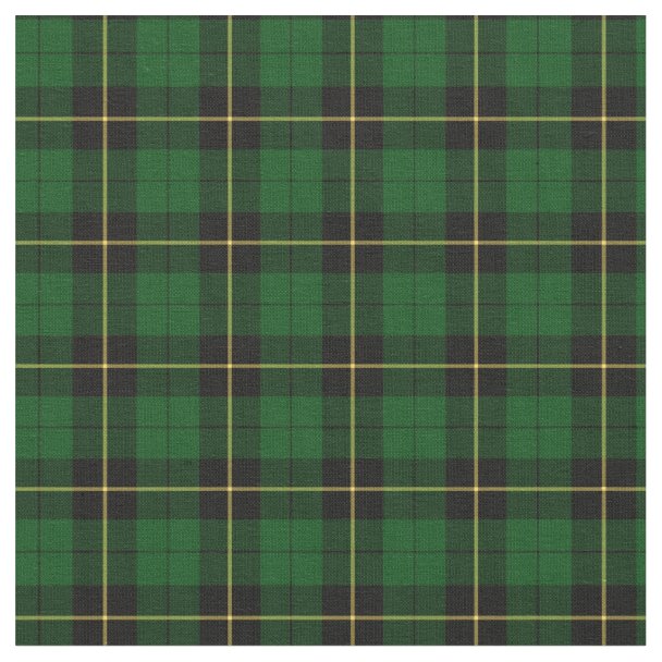 Clan Wallace Scottish Tartan Plaid Fabric | Zazzle