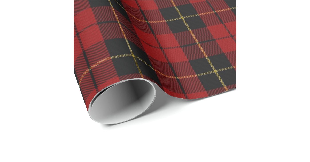 Clan Wallace Scottish Tartan Wrapping Paper | Zazzle