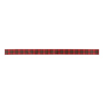 Clan Wallace Tartan Satin Ribbon | Zazzle