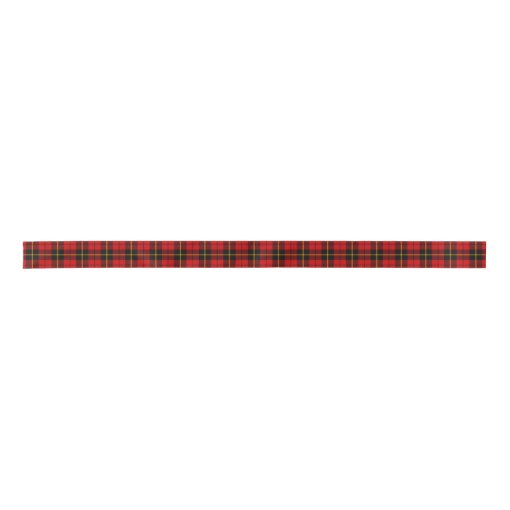 Clan Wallace Tartan Satin Ribbon | Zazzle