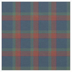 Wilson Tartan Print Fabric | Zazzle