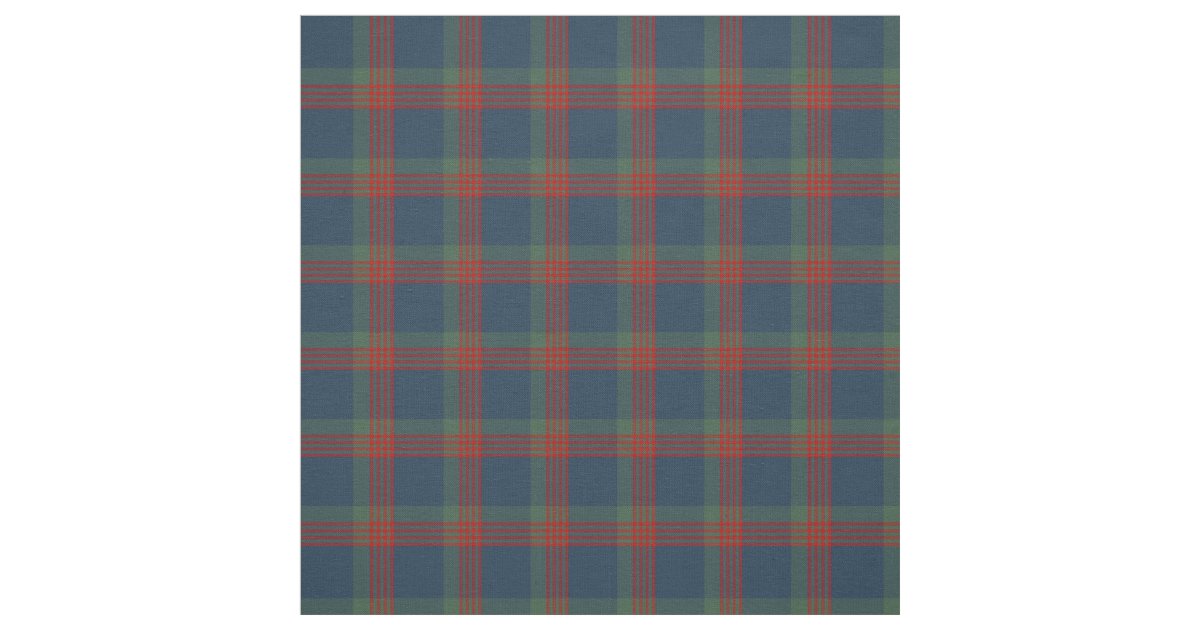 Clan Wilson Tartan Fabric | Zazzle