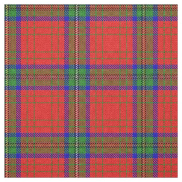Wood Tartan Print Fabric | Zazzle