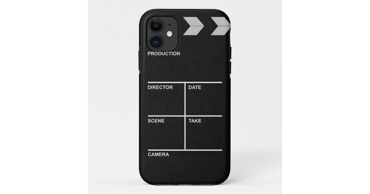 clapboard cinema Case-Mate iPhone case | Zazzle