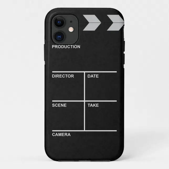 clapboard cinema Case-Mate iPhone case | Zazzle