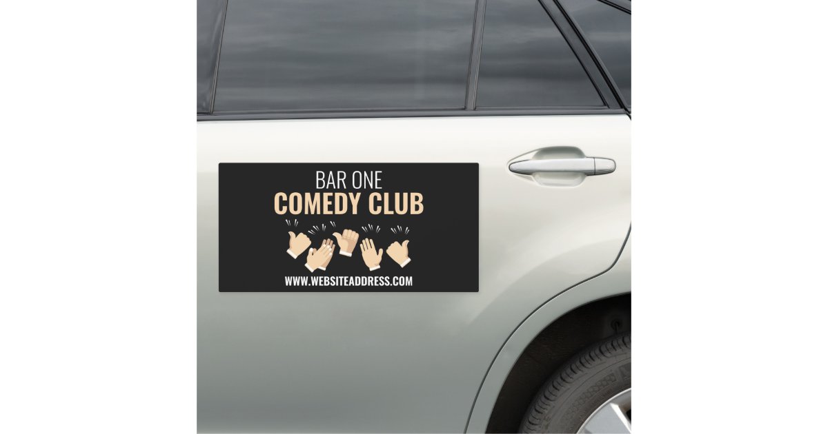 Clapping Hands, Comedian, Comedy Club Car Magnet | Zazzle