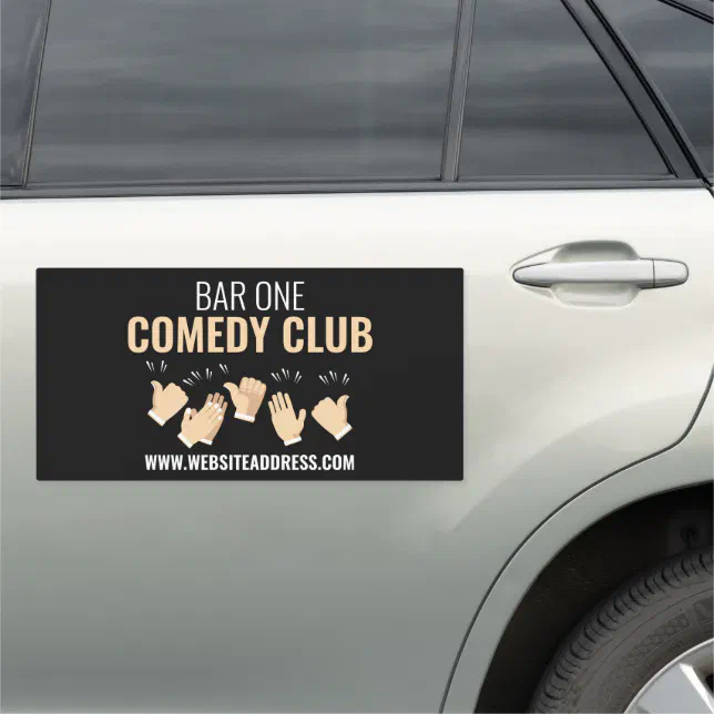 Clapping Hands, Comedian, Comedy Club Car Magnet | Zazzle