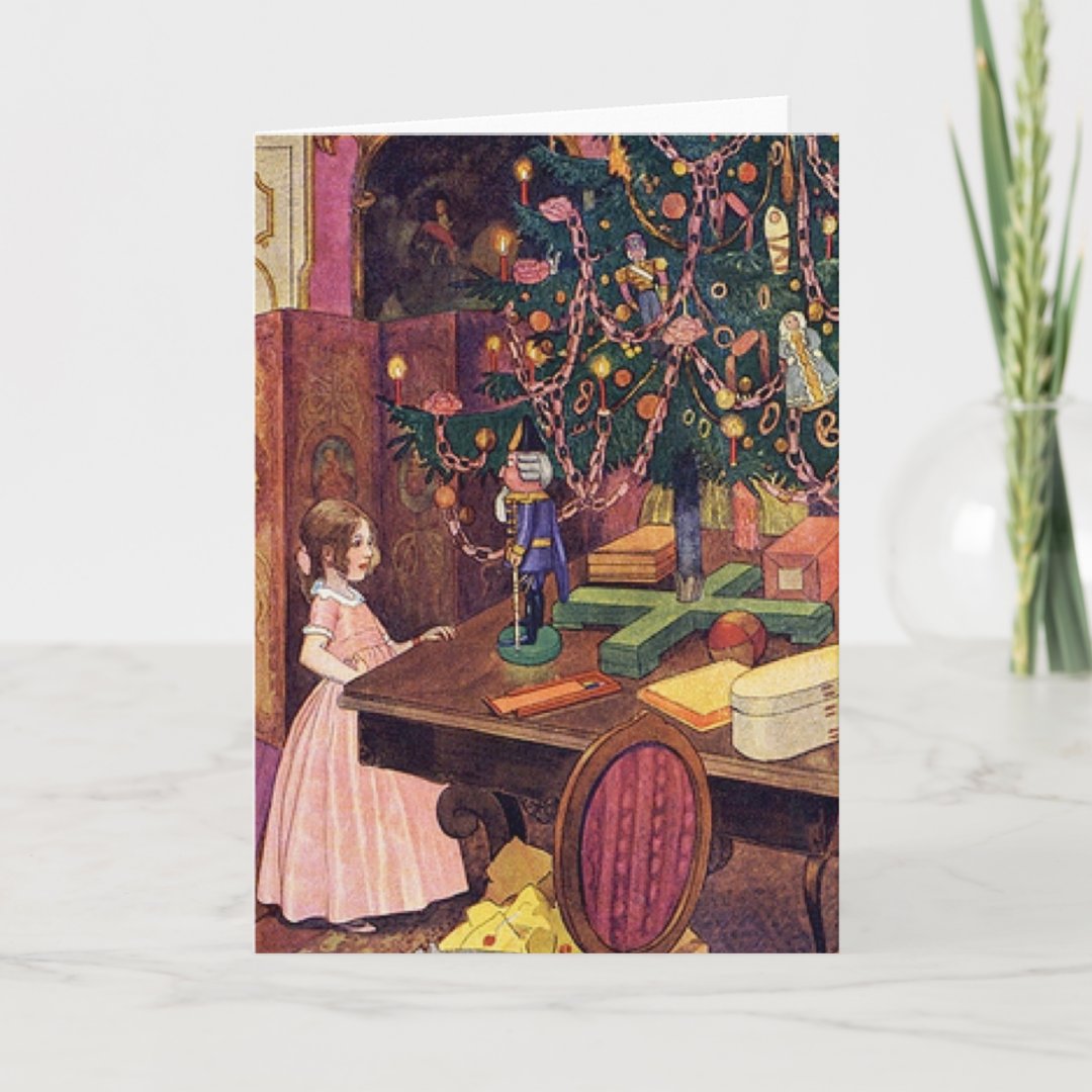 Clara and the Nutcracker Holiday Card | Zazzle