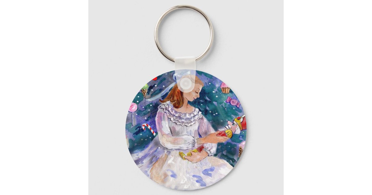 Clara and the Nutcracker Keychain | Zazzle