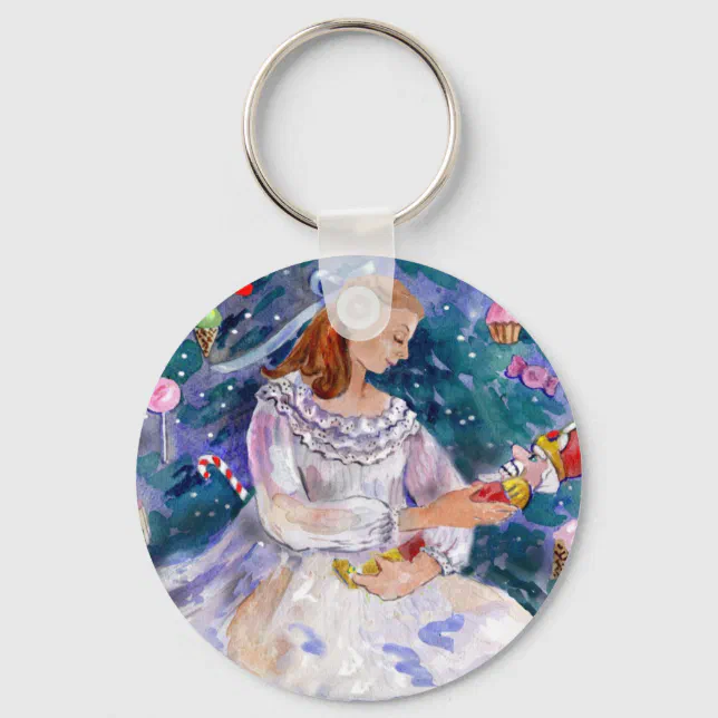 Clara and the Nutcracker Keychain | Zazzle