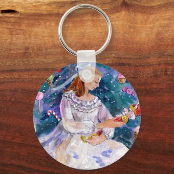 Clara and the Nutcracker Keychain | Zazzle