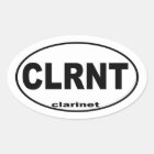 Clarinet Player Stickers Sticker | Zazzle.com