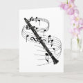 Clarinet Card | Zazzle
