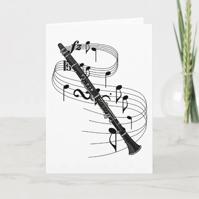 Clarinet Card | Zazzle