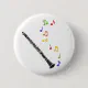 Clarinet Colorful Music Button | Zazzle