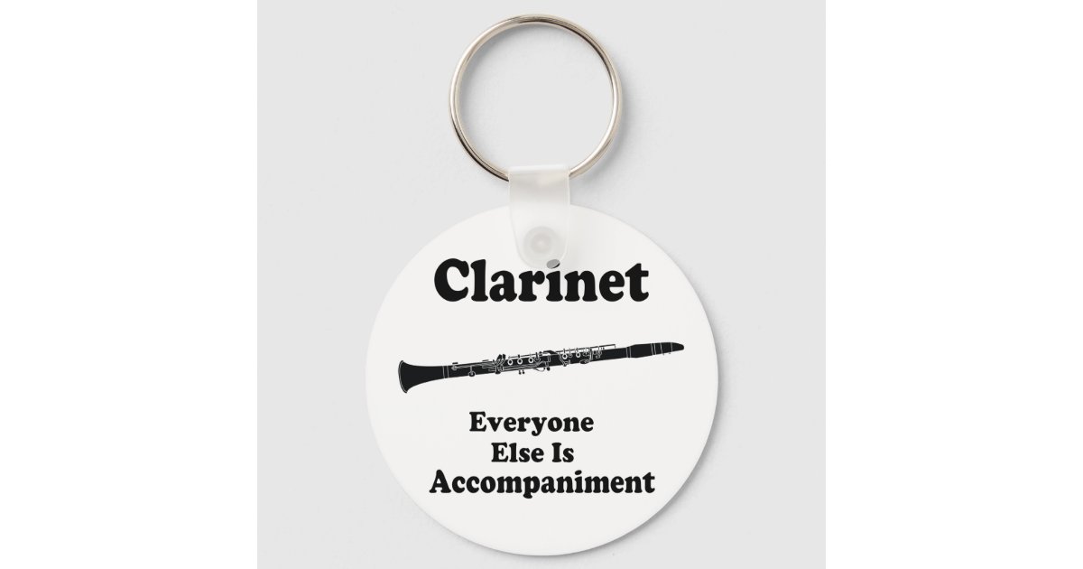 Clarinet Gift Keychain | Zazzle