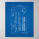 Clarinet Patent - Blueprint Poster | Zazzle