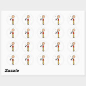Clarinet Player Stickers Sticker | Zazzle